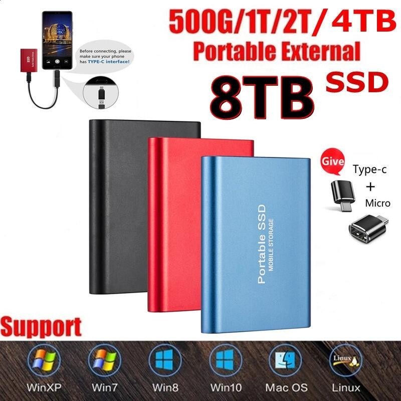 RQ+Portable Hard Disk External Hard Drive SSD hard disk16TB HD Externo ...