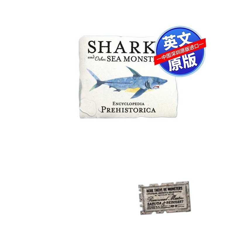English Original Prehistoric Shark and Sea Monster Pop-up Book ...