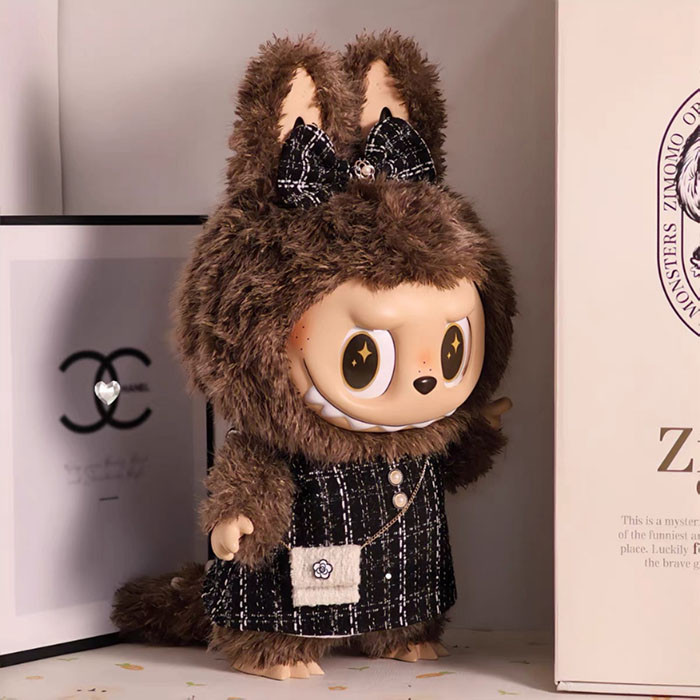 Pure Handmade 17/58cm labubu Clothes zimomo Baby Clothes Large Clothes ...