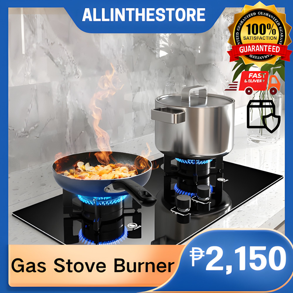 Gas Stove Double Burner Durable Gas Stove Finish Ultra Heavy Duty ...