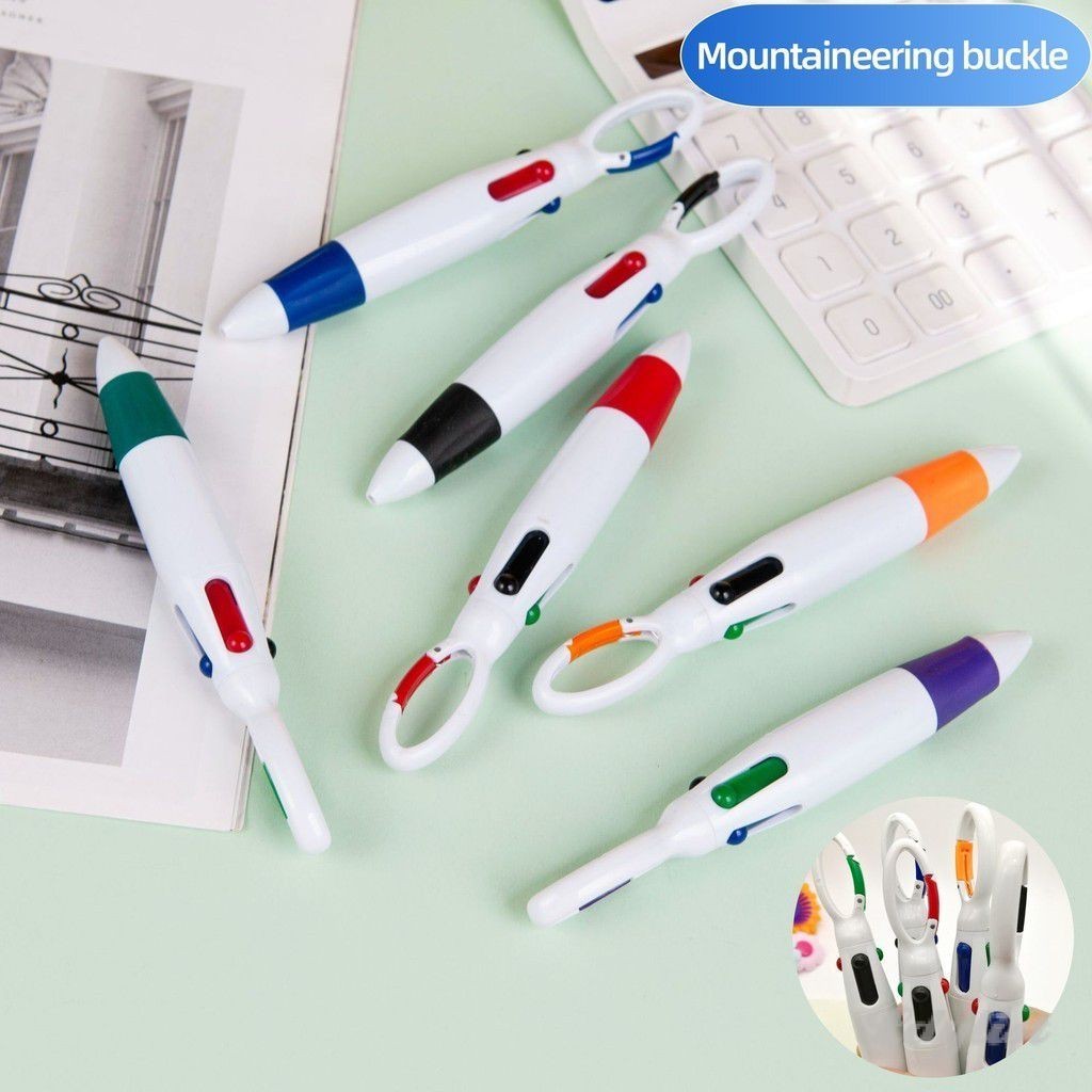 Creative Ballpoint Pen Press Automatic Gel Pen Pole Climbing Buckle 4 ...