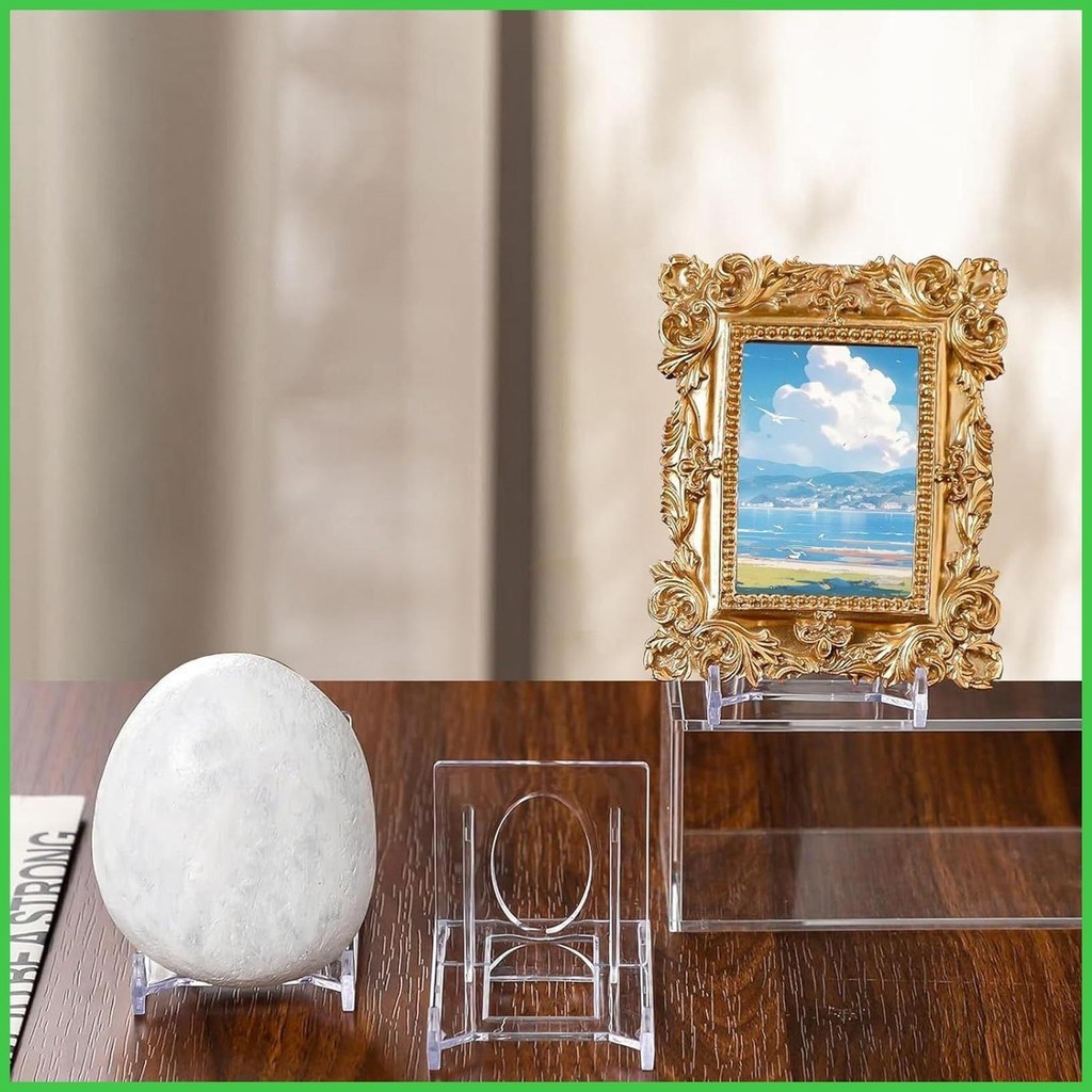 Plate Display Holders 24Pcs Transparent Display Easels Adjustable ...