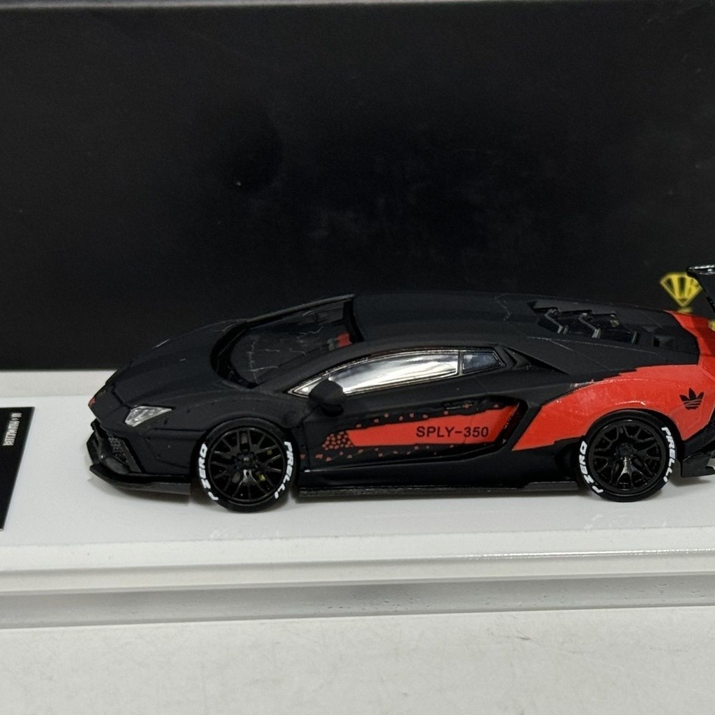 Onemodel 1/64 Lamborghini LB 700 Black Red Wide Body Modified Supercar ...