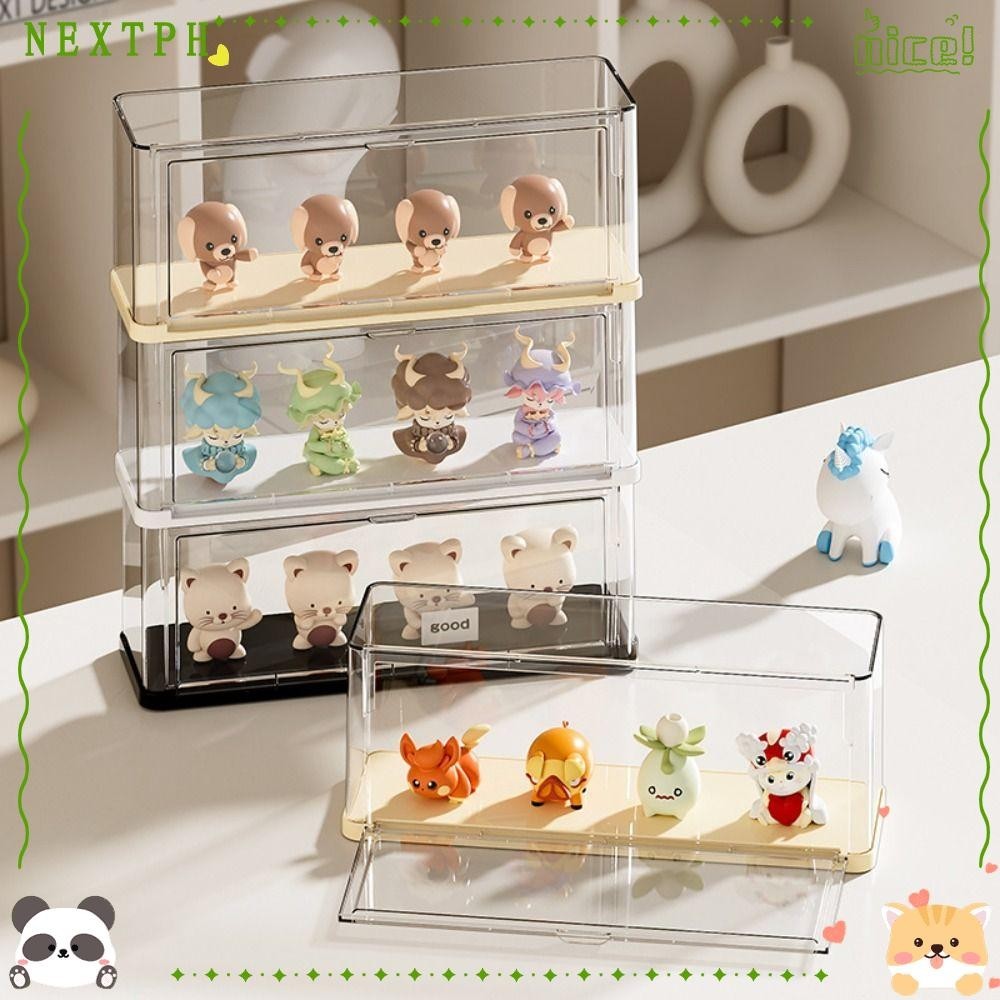 NEXTPH Box Storage Box, Model Dust-proof Figure Display Rack, POP MART ...