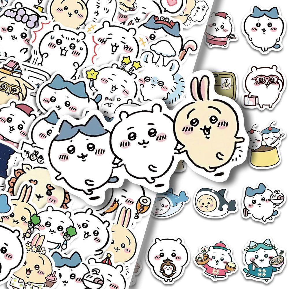120 Sheets chiikawa chiikawa Stickers Japanese Cartoon Cute Sand ...