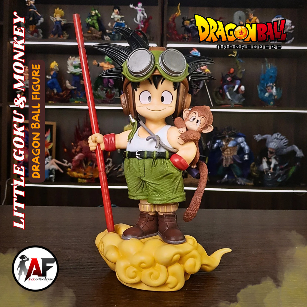 Dragon Ball Little Goku Action Figure with Monkey Design | Shopee ...