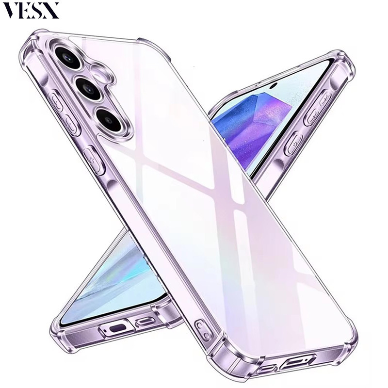Luxury Shockproof Soft Transparent Phone Case For Samsung Galaxy A16 A06 A55 A54 A53 A52 A52s ...