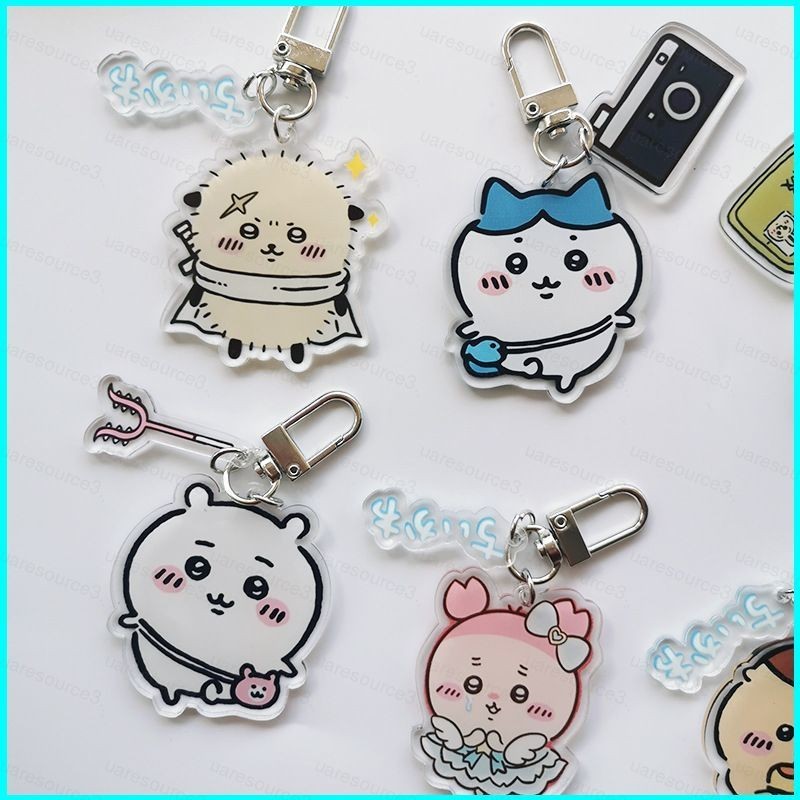 SQ3 Chiikawa acrylic keychain caroon cute bag pendant hachiware usagi ...