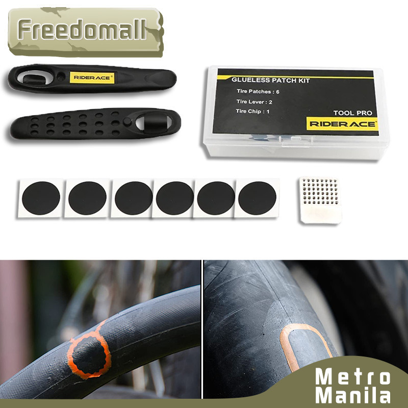 1set Bike Tire Patch Set Road Bike Tire Repair Kit Tire Crowbar Pry ...
