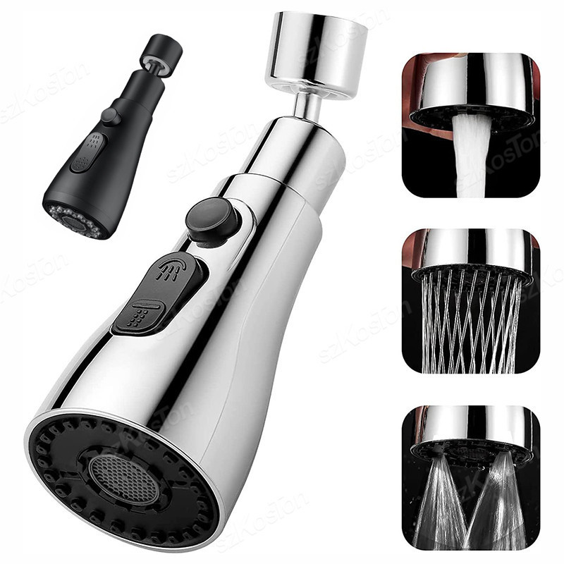 [READY STOCK] Flexible Kitchen Faucet 3 In1 Flexible Faucet Extender ...