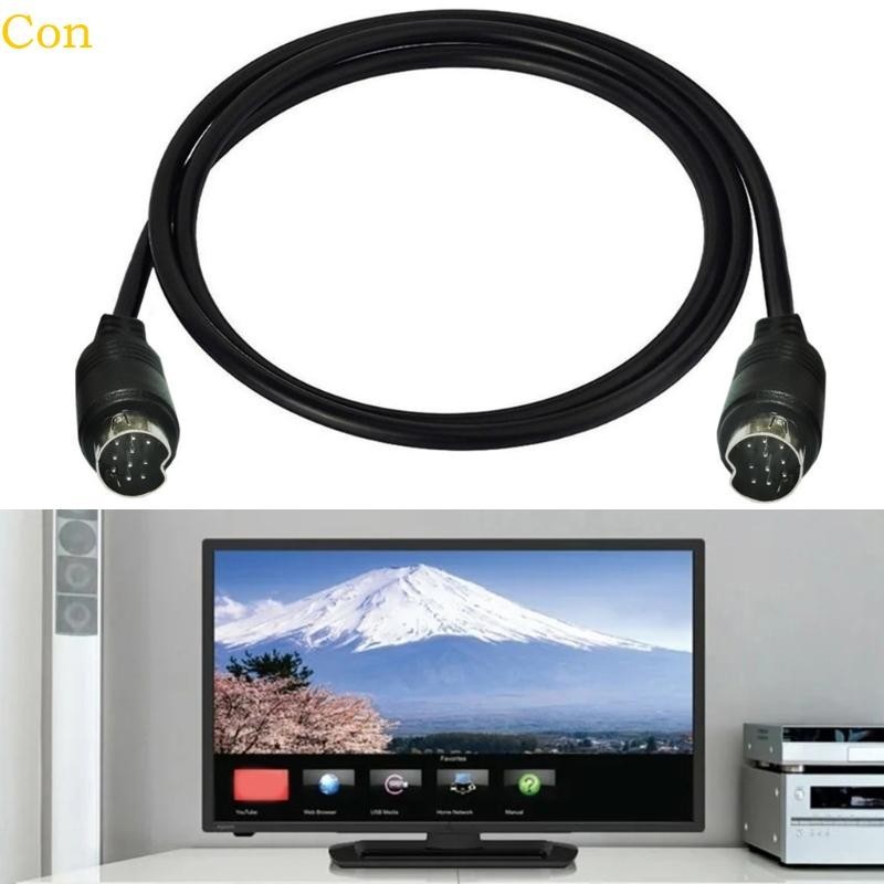 Con 10Pin Mini DIN Male to Male Computer Connector TV Cable For ...