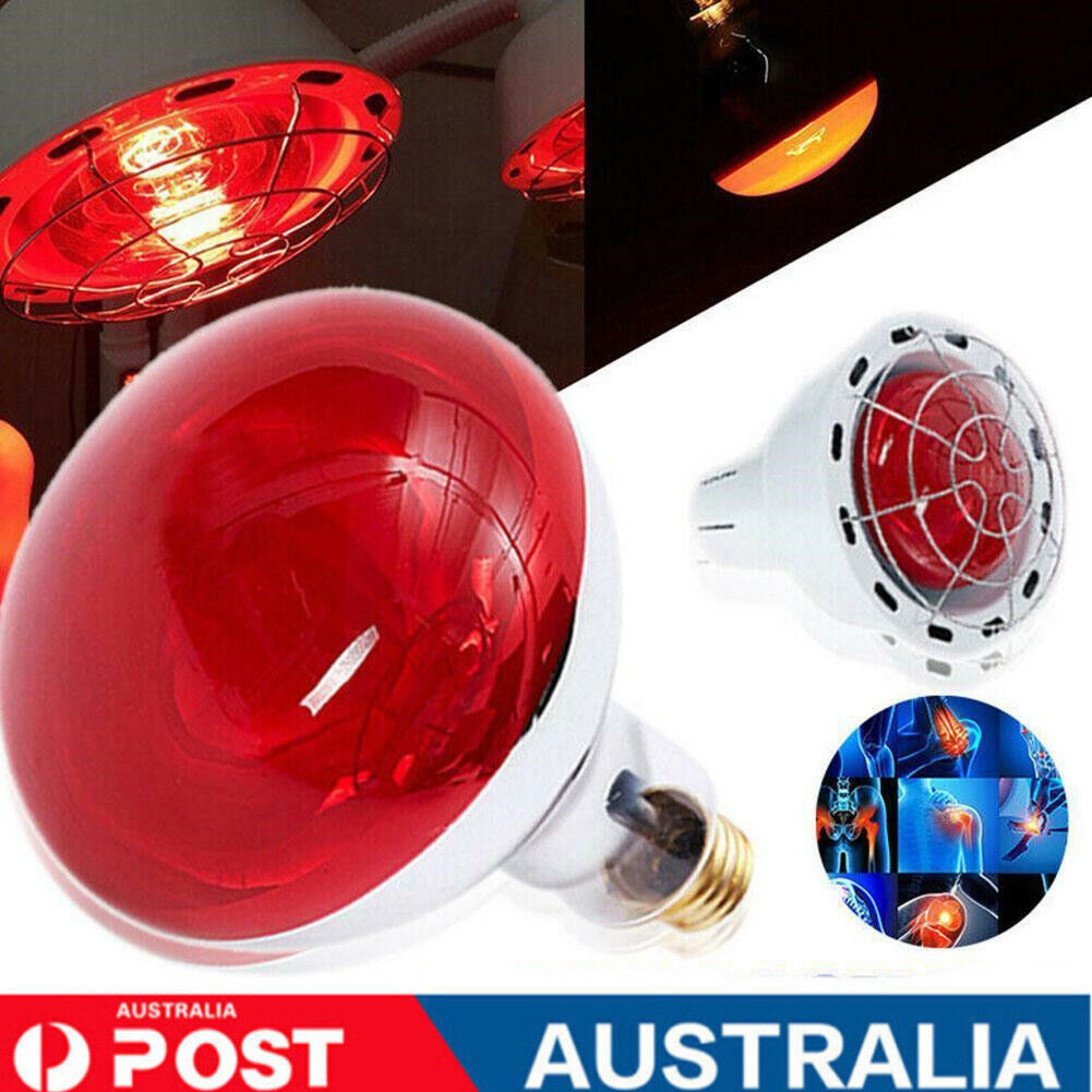 E27 275W 220V Infrared Light Bulb Red Light Device Red Heat Lamp Light ...