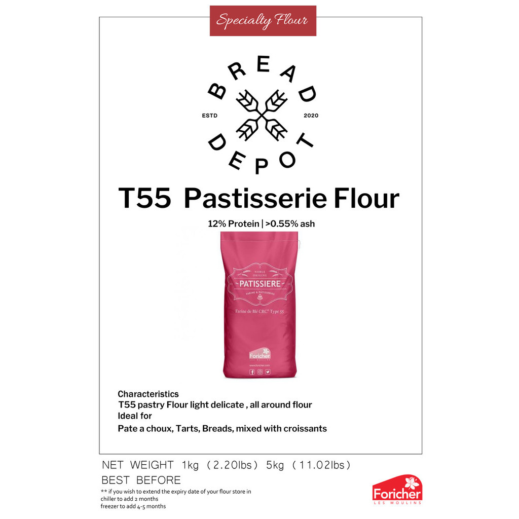 T55 Pastisserie Flour 1kg | Shopee Philippines