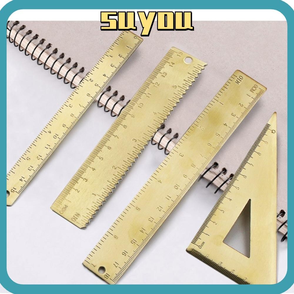 SUYO Painting Drawing Tools, Measuring Tool Gold Bookmark Brass ...