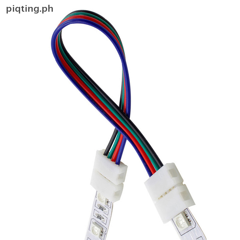 PP 1pcs 4pin 10mm RGB LED Strip Connector Free Welding Connector for ...
