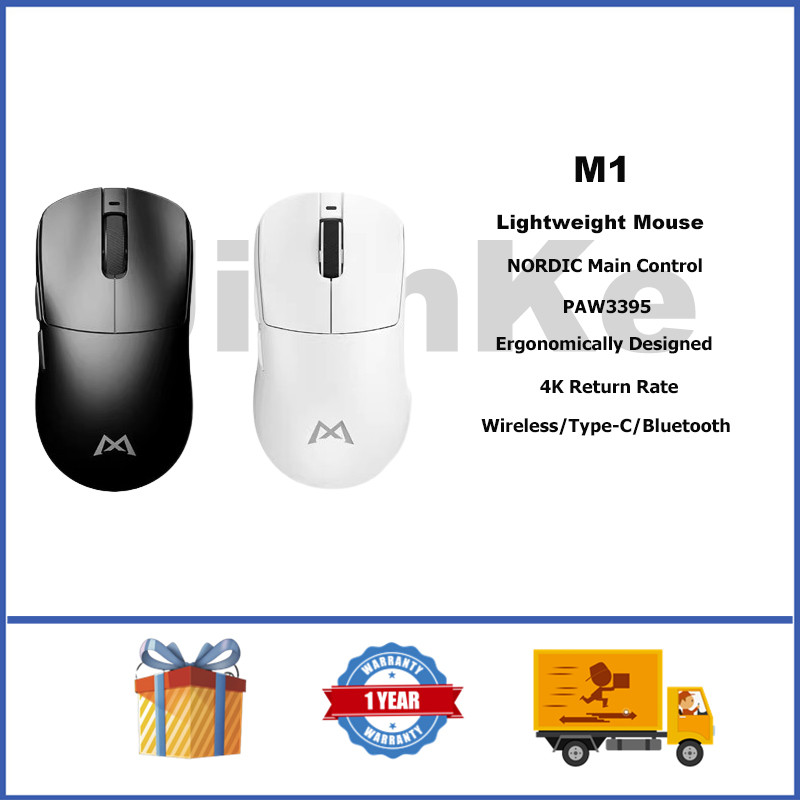 MONKA M1 Wireless Gaming Mouse High Performance PAW3395 Lightweight | Shopee Philippines