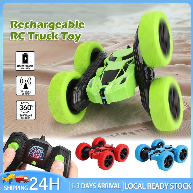 4WD Remote Control Car RC Stunt Car Toy Remote Car Control Kids Drifte ...