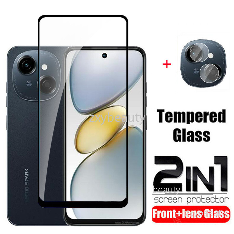 Tecno Spark Go 1 1S 40C 2025 5G Screen Protector 2in1 Full Cover ...