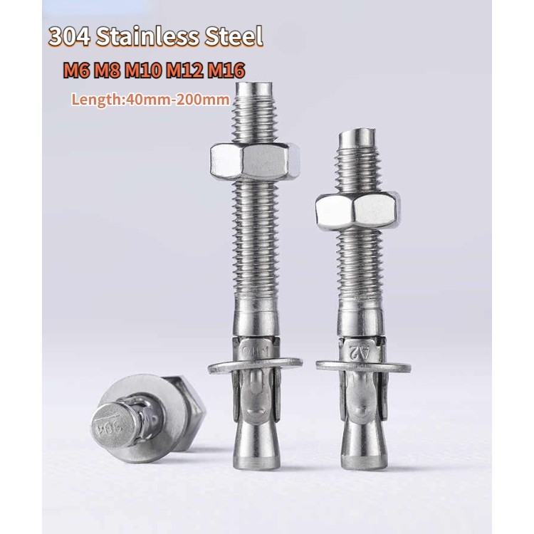 M6 M8 M10 M12 M16 304 Stainless Steel Expansion Screw Internal Expansion Bolt Car Repair Gecko ...