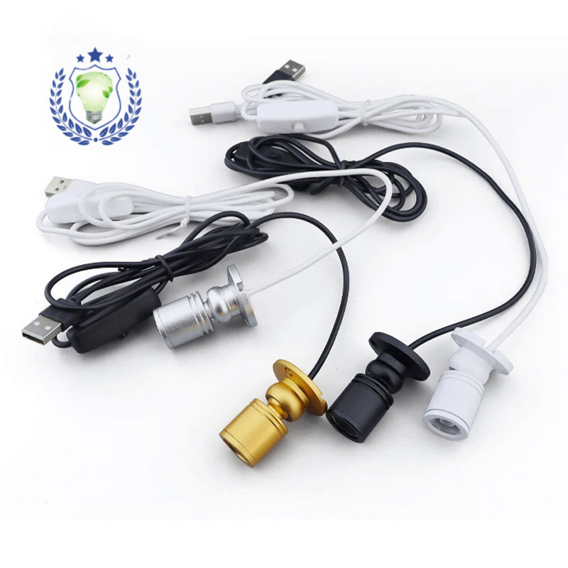 Led USB Spotlight 3W DC5V Jewelry Cabinet Showcase Counter Lamp Surface ...