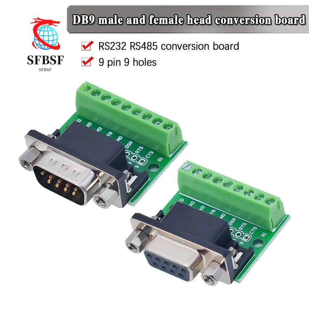 SFBSF 4Pcs RS232 RS485 Conversion Board, Plug Socket Welding Free Male ...
