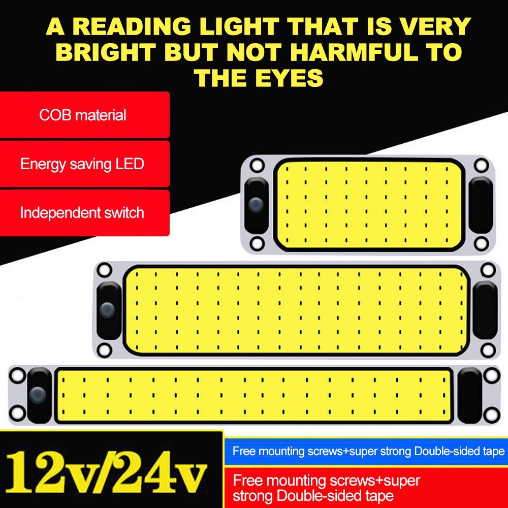 Universal Light Car Trunk LED Switch With Ceiling Car Interior Reading ...