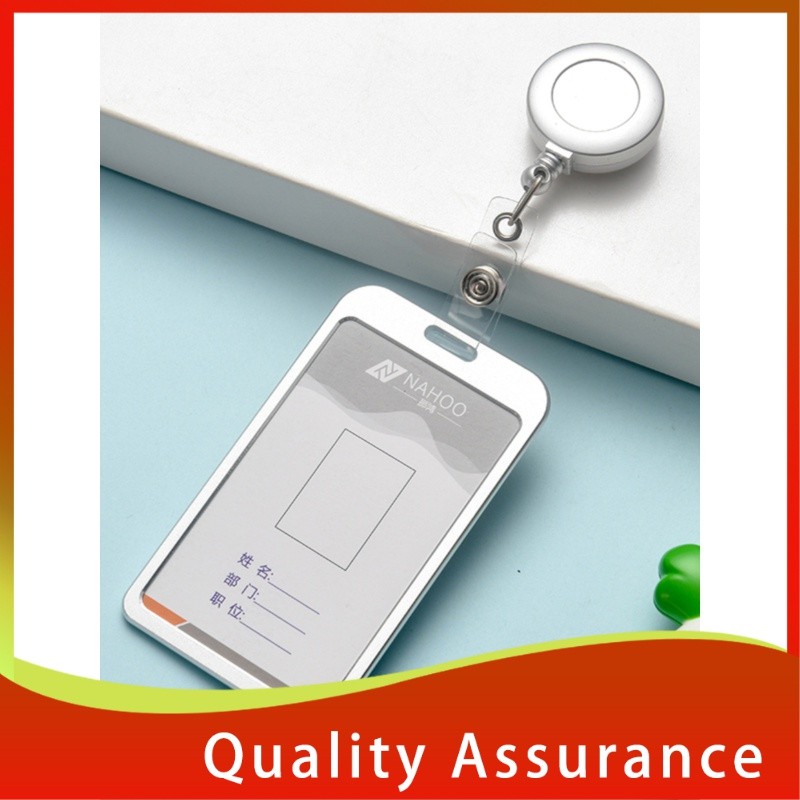 2024 Metal Work Permit Card Holder Aluminum Alloy Food Card Hospital ...
