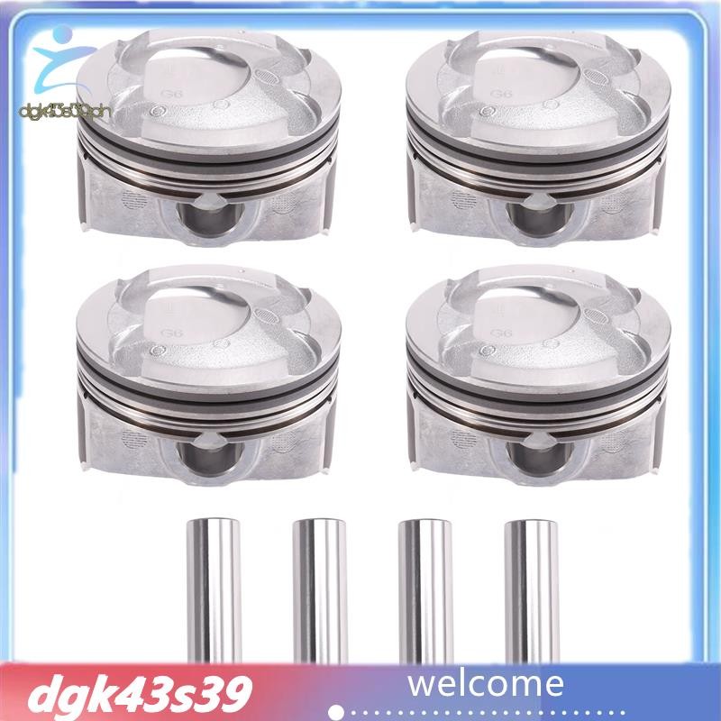 [Pretty] 1Set/8Pcs 1.6L Engine Pistons & Pin Kit Assembly 23041-2B602 ...
