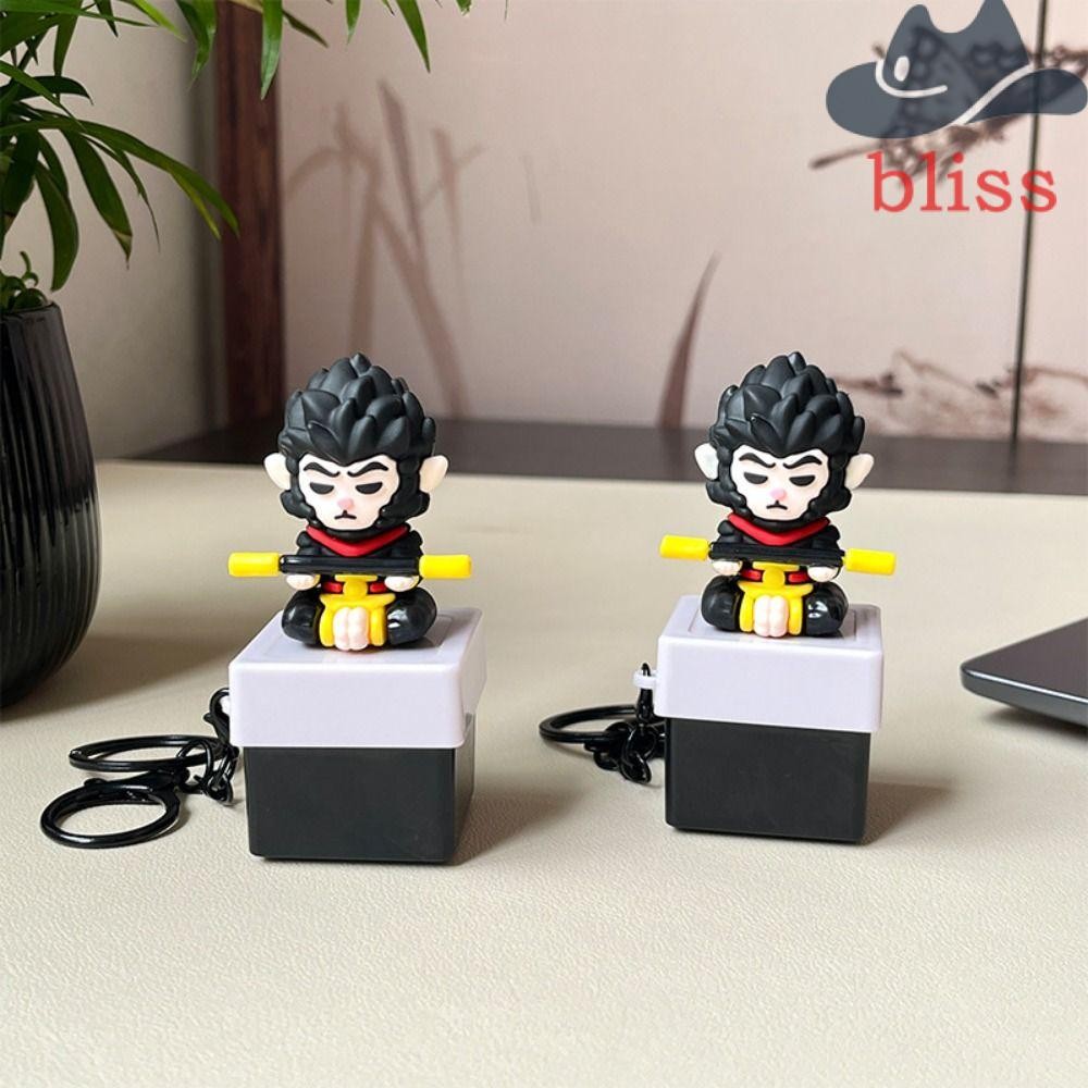 BLISS Sound Keyboard Keychain, Black Myth Wukong Game Peripheral Sun Wukong Sound Button Toy ...
