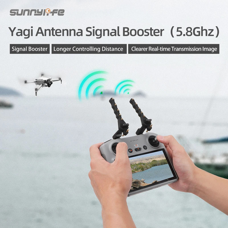 Sunnylife 2Pcs Yagi Antenna 5.8Ghz Remote Controller Signal Booster for ...