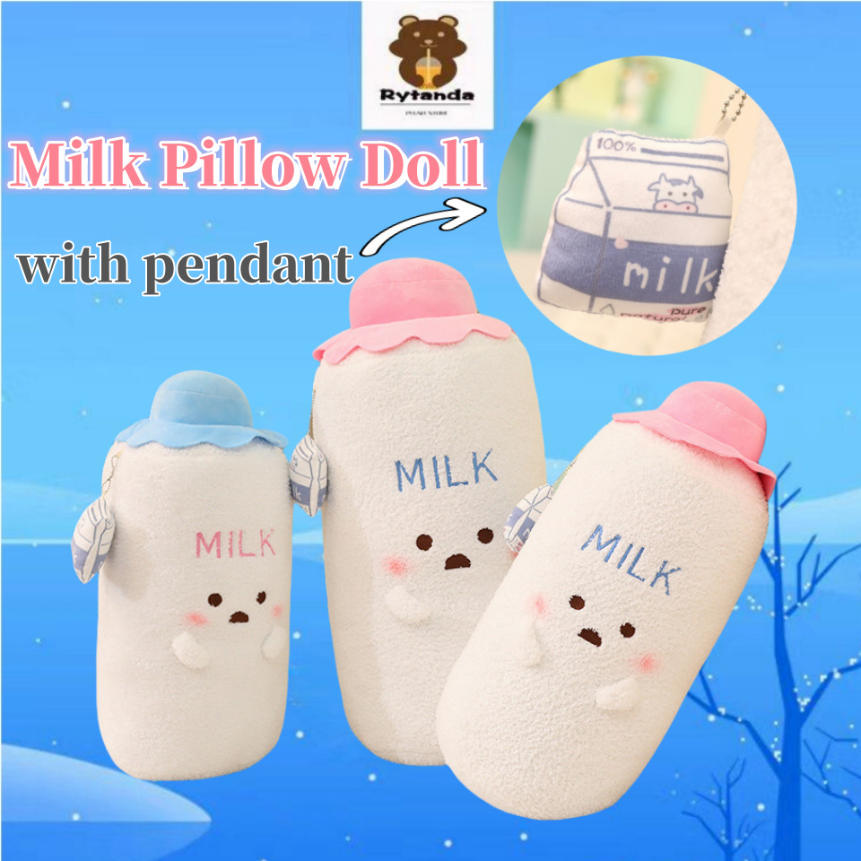 Rytanda New Milk Bottle Plush Toy 50/65cm Big Soft Plushie Pillow Cute ...
