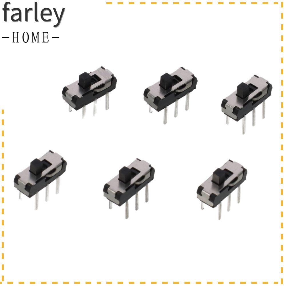 FARLEY 6pcs Micro Mini Toggle Switch, DC12V Panel Mount Slide Switches ...