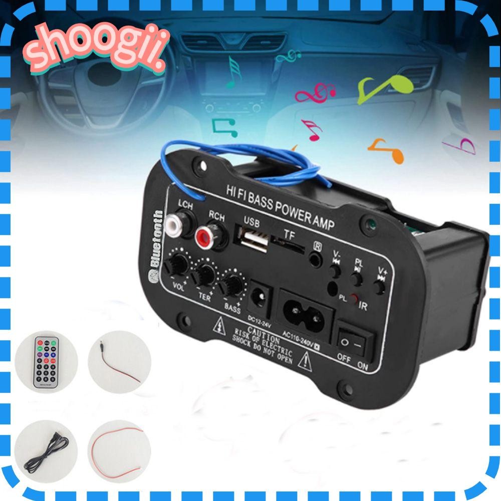 SHOOGYY Digital Bluetooth Amplifier Board Kit 5 Inch HiFi Bass High ...