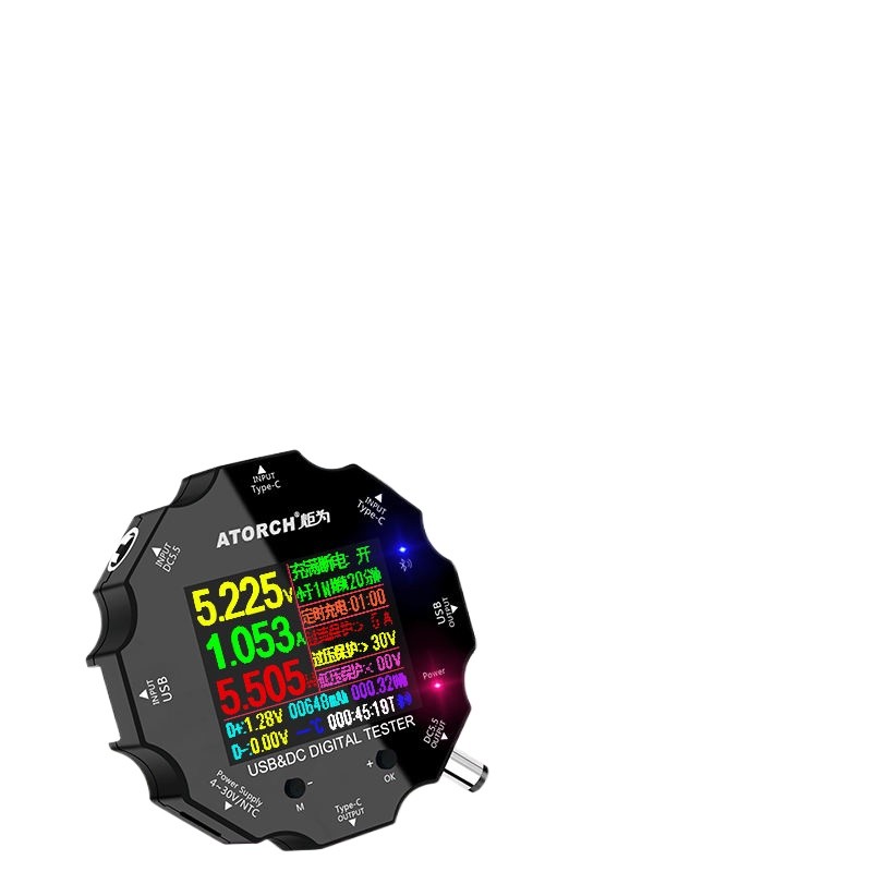 ♯Torch is a 65W adjustable constant current resistor load Type-c PD ...