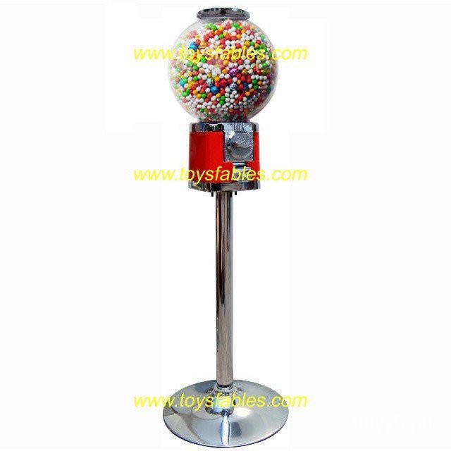 One Yuan Coin Gumball Machine Coin-Operated Rainbow Sugar Machine ...