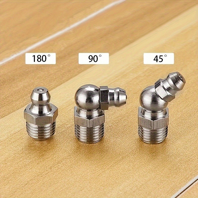 60pcs M10 M8 M6 Straight Elbow Grease Joint Universal Straight Elbow ...
