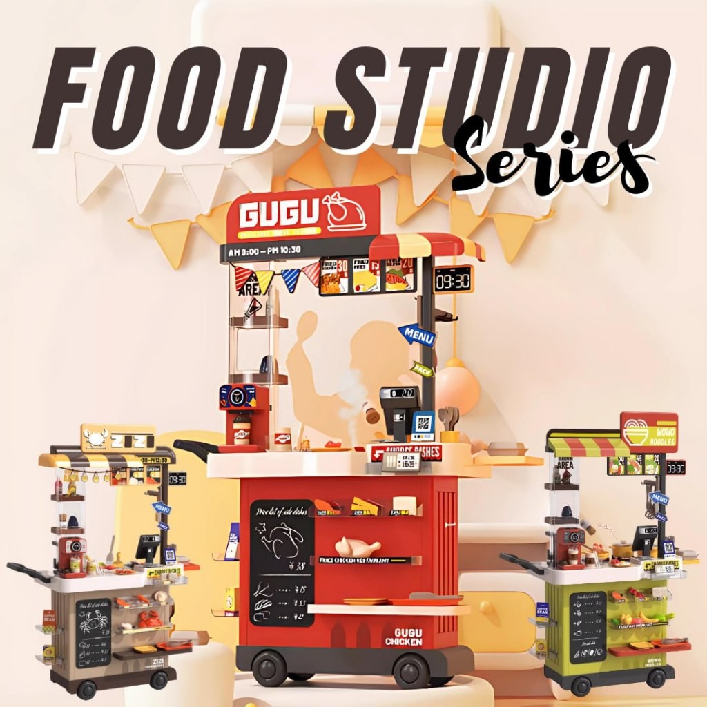 BYJ Food Studio Series Chicken Fast Food Teppanyaki Grill Cooking ...