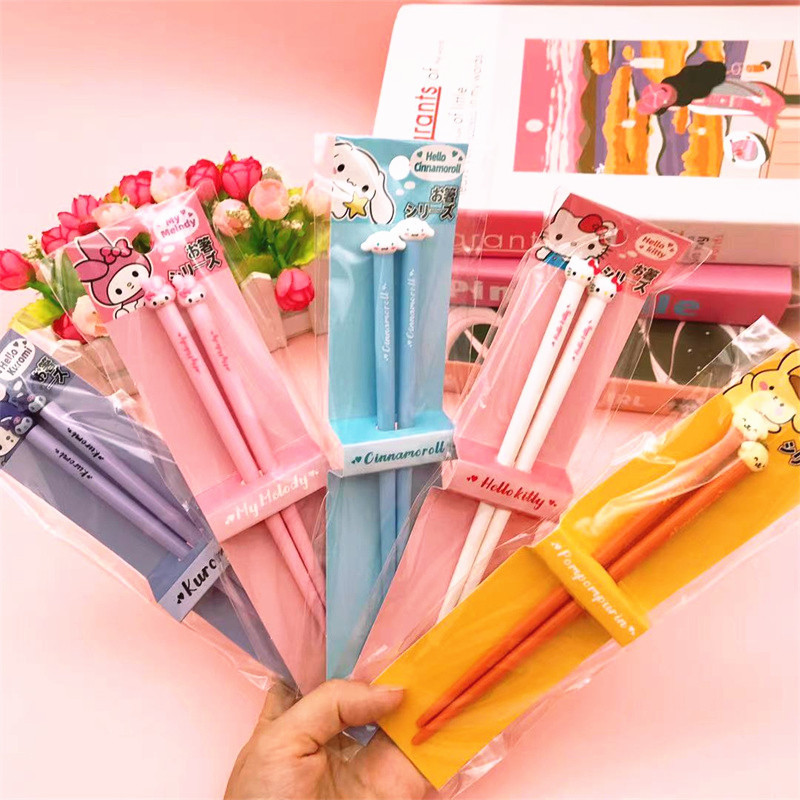 Cartoon Cartoon Kuromi Chopsticks Big-Eared Dog Pudding Dog Chopsticks ...