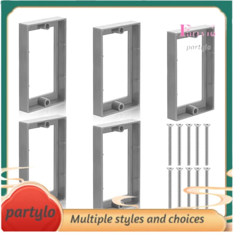 【Fast delivery】5pcs 1/2inch Single Gang Receptacle Outlet Box Extenders, Electric Outlet ...