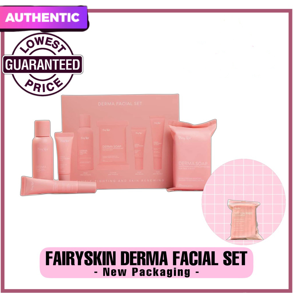 Stock clearance FAIRYSKIN Derma Facial Set New Packaging | Shopee ...