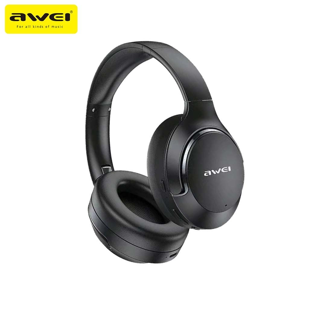 Awei AT2 Bluetooth Headphone Noise Cancellation Explosive Bass HiFI ...