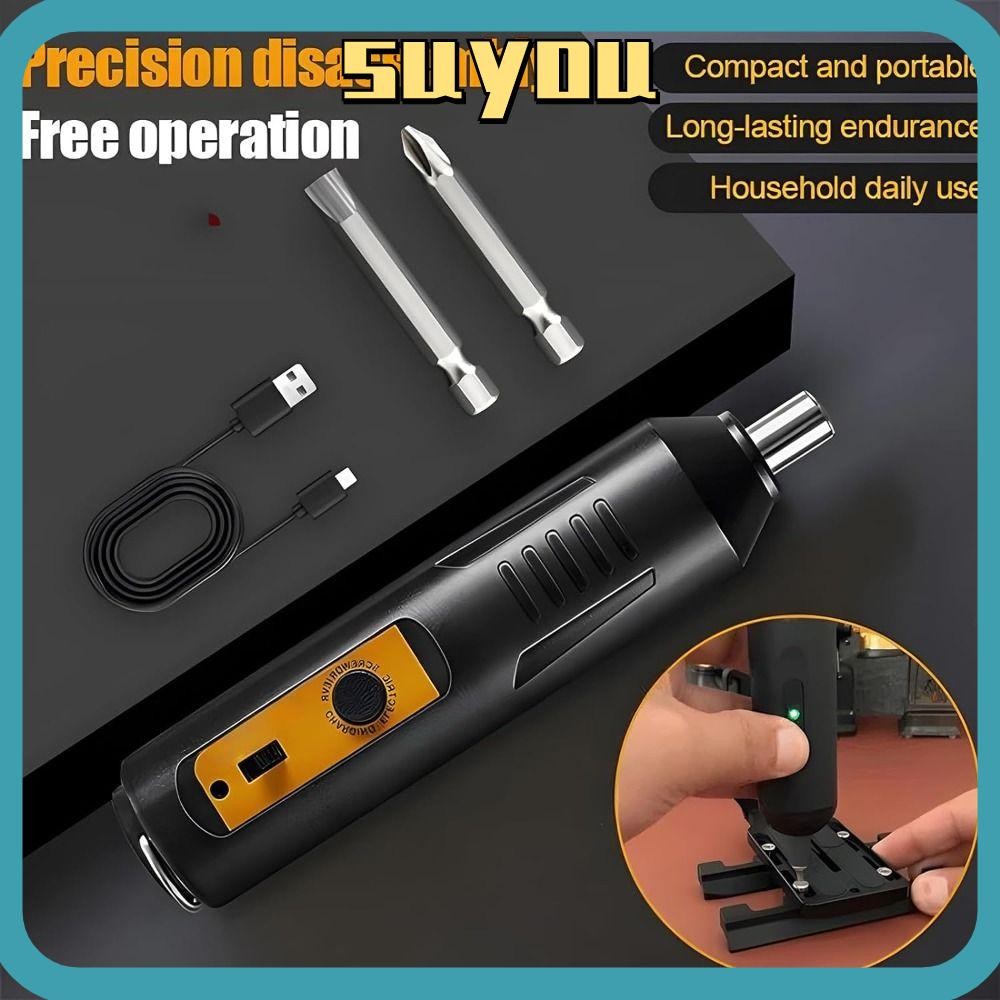 SUYO Electric Screwdriver Set, Cordless One-button Start Power ...