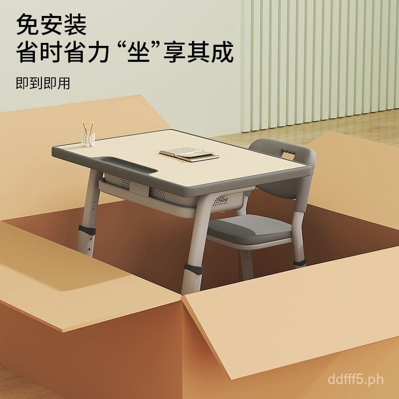 School School Desk and Chair Children's Study Desk Small Apartment Home ...