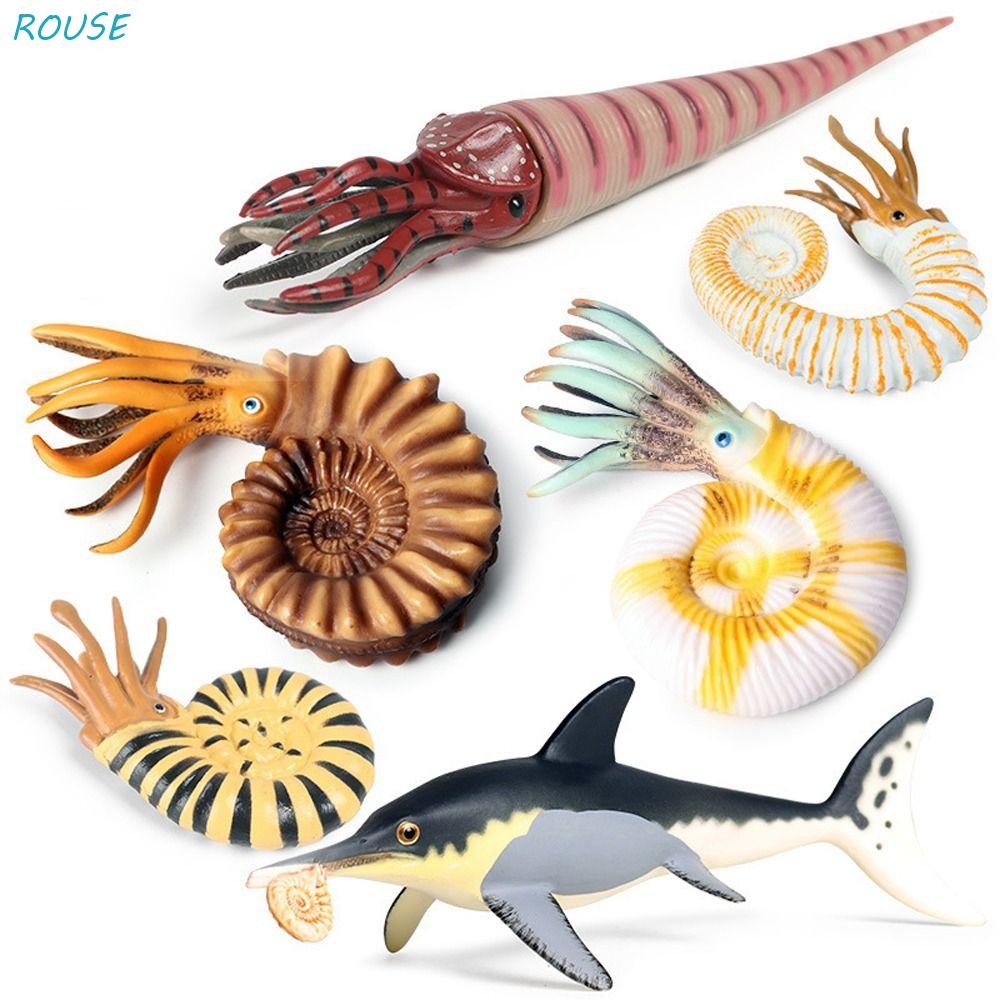 ROUSE Ocean Animal Figure, Prehistoric Simulation Marine Life Figurines ...