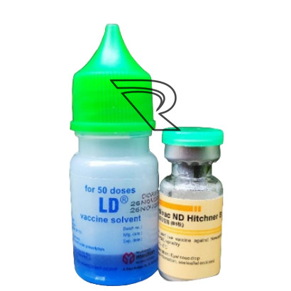Medivac ND Hitchner B1 Vaccine Dose 50 Chickens First DOC Anti-Virus ...