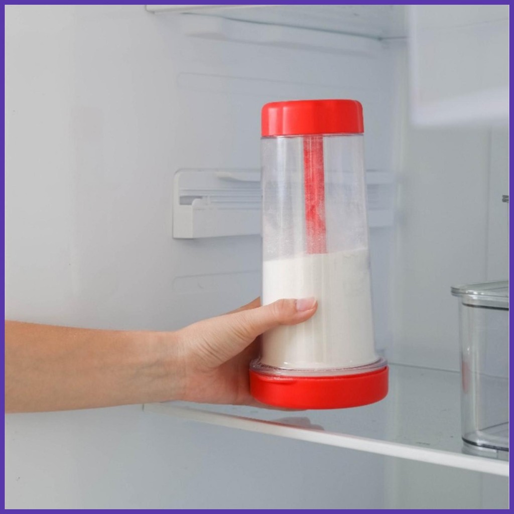 Rotary Hand Crank Flour Sifter Fine Mesh Rotary Sieve Powdered Sugar ...