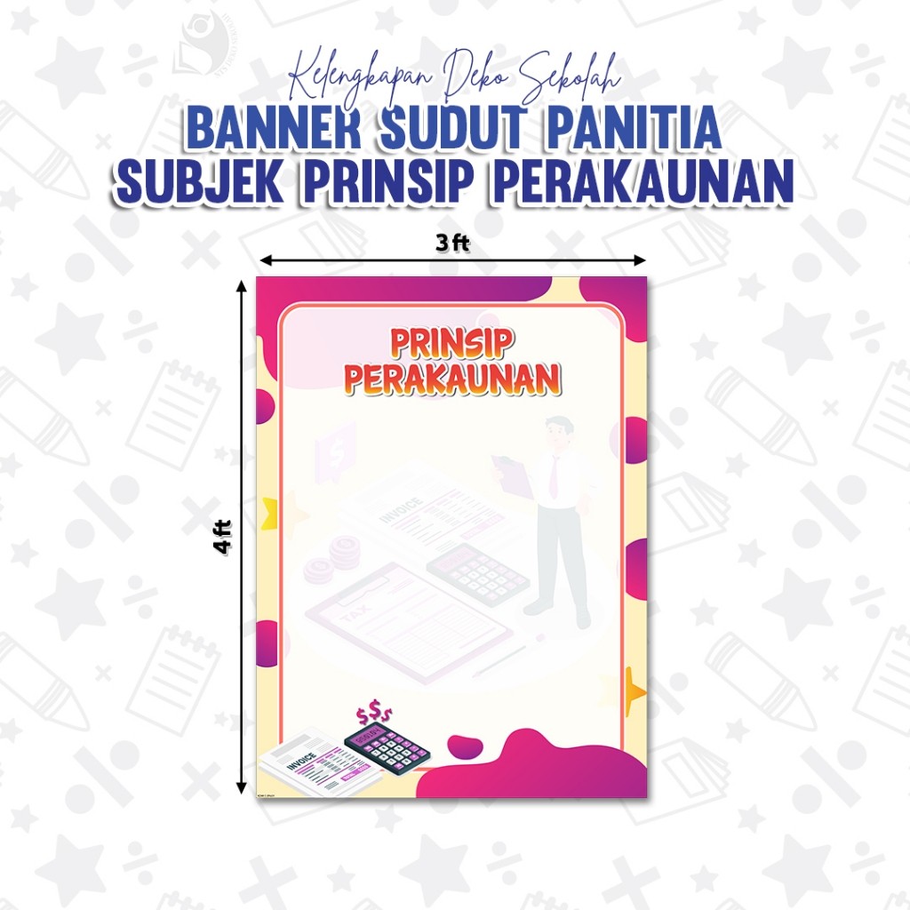 DESIGN Banner Sudut Panitia - Subjek Prinsip Perakaunan / Hiasan Kelas ...