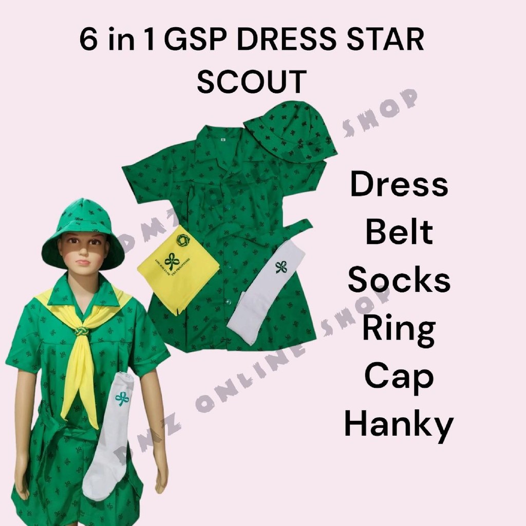 STAR SCOUTS 6 IN 1 SET GSP UNIFORM SET | Shopee Philippines