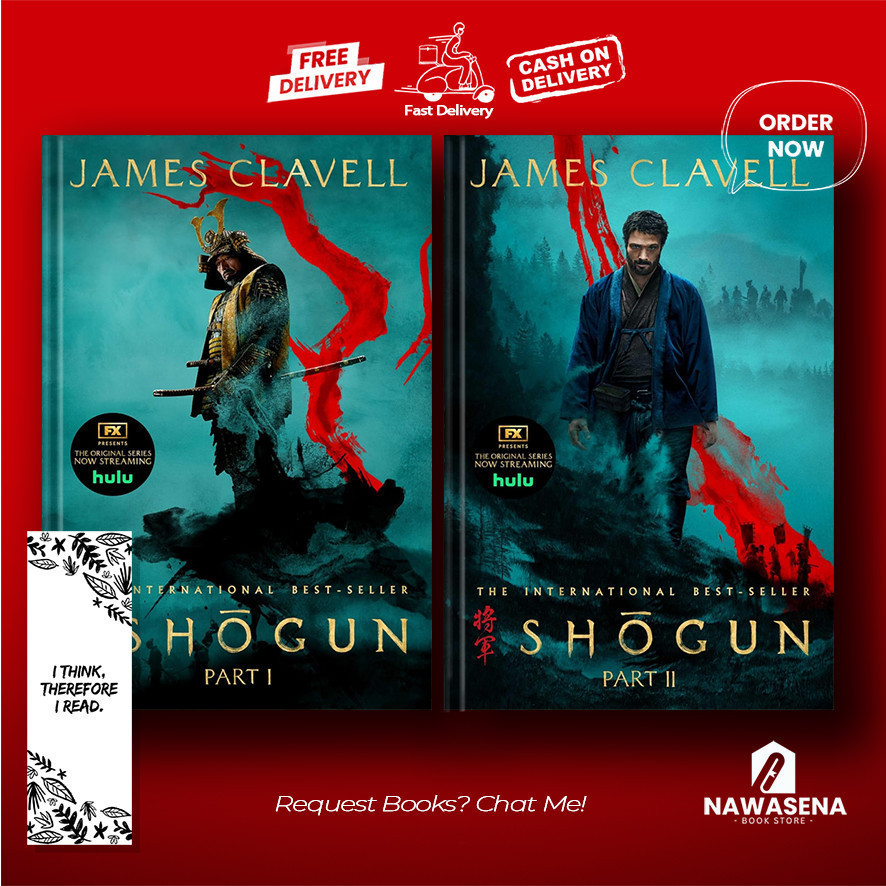 Shogun Part 1 & 2 (2 book series) by James Clavell (English) | Shopee ...