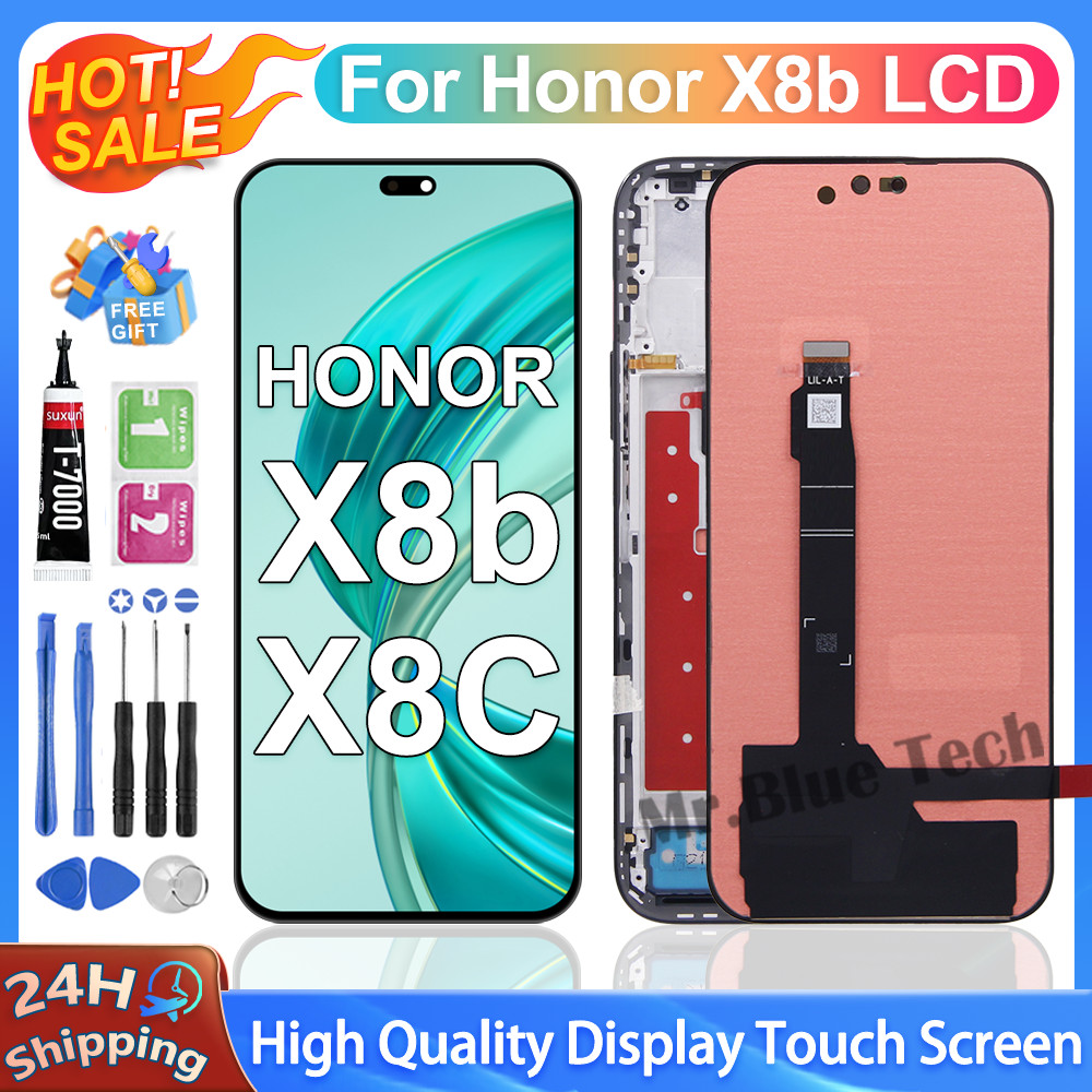 AMOLED for HONOR X8b X8c LCD Display Touch Screen Display Digitizer ...